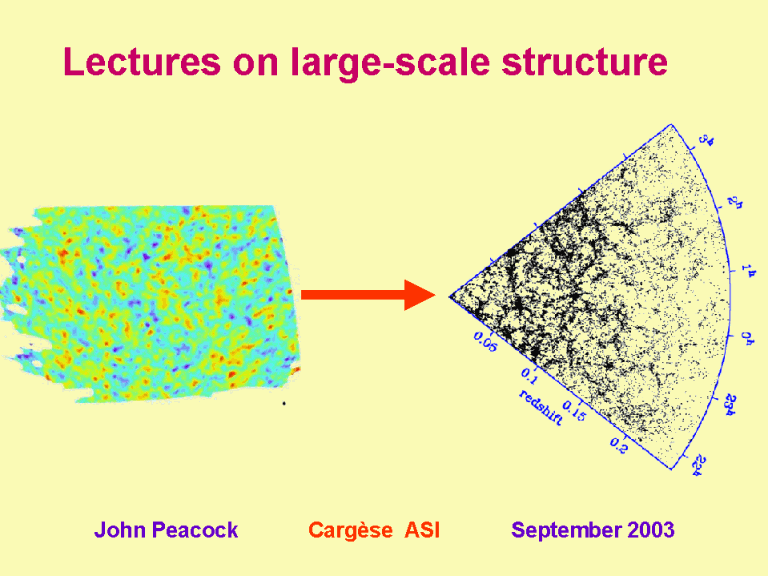 Lectures On Large Scale Structure